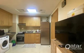 Spacious studio apartment with facilities and Balcony
