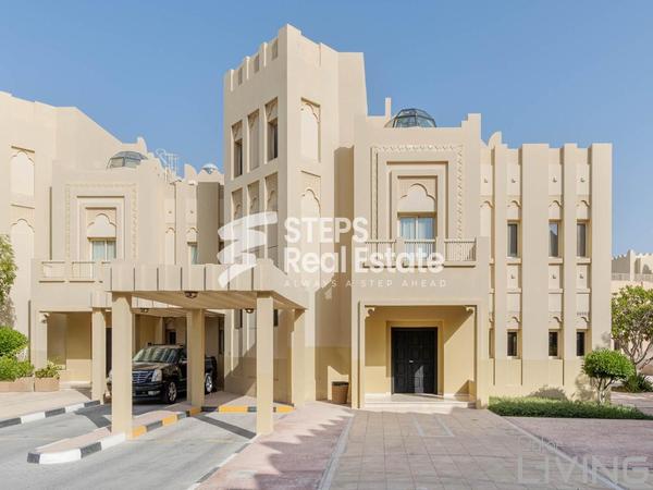 Serviced Ground Floor Villa with Garden View