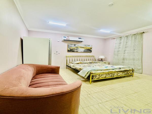 Furnished Studio Flat in Aziziya near Villaggio mall - No Commission