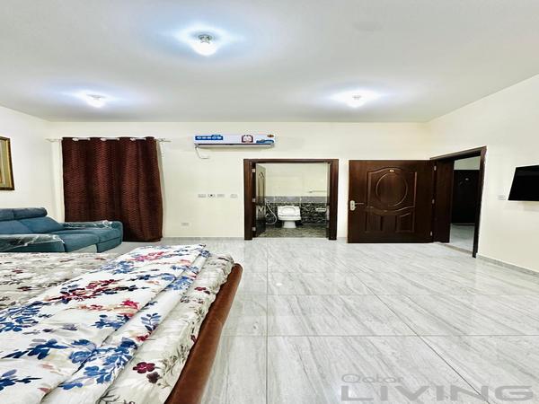 Furnished Studio Flat in Aziziya near Villaggio mall - No Commissio